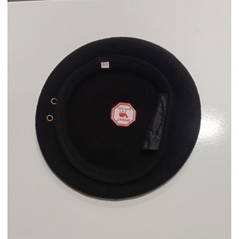 Jual Baret hitam camel merah super woll baret kavaleri baret Mabesad ...