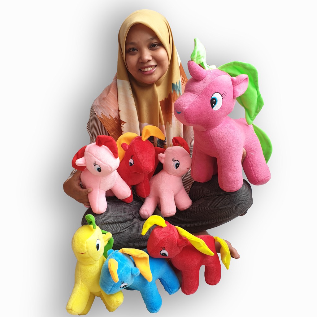 Jual Paket Boneka Kuda Little Pony Beranak 6 | Shopee Indonesia