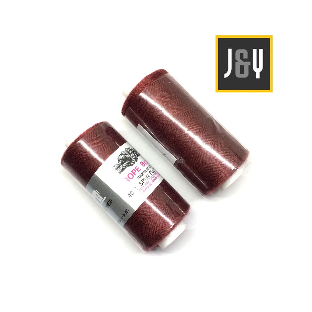 Jual benang jahit katun 500 yard cap tambang merah maroon | Shopee ...