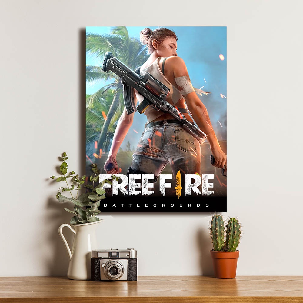 Jual Poster Game Hiasan Dinding Free Fire Battlegrounds Home Decor ...
