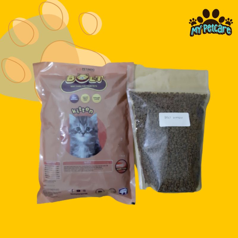 Jual Bolt Kitten Makanan Anak Kucing Bentuk Half Moon Dry Cat Food ...