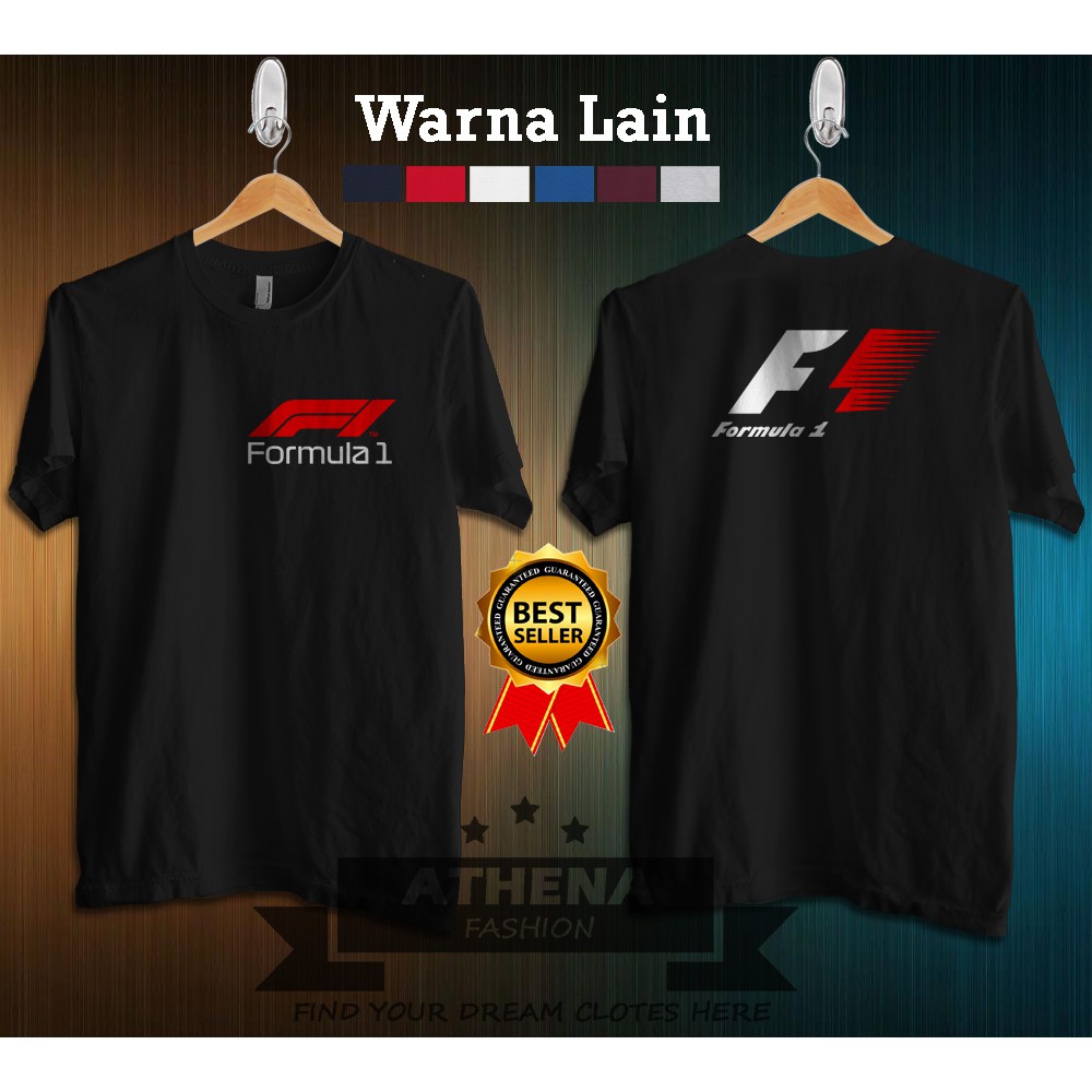 Jual TSHIRT KAOS BAJU DISTRO FORMULA ONE RACING F1 LOGO MURAH ...