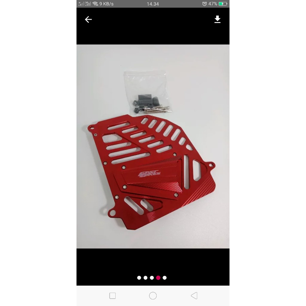 Jual Jual COVER TUTUP RADIATOR MESIN YAMAHA AEROX-NMAX- FAST BIKES CNC ...
