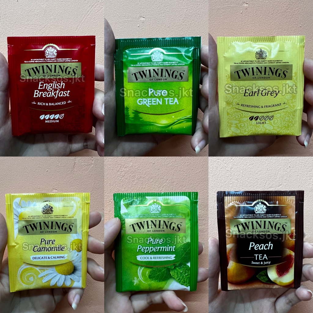 Jual [PC] TWININGS TEA OF LONDON SACHET ALL VARIAN - PURE CAMOMILE ...