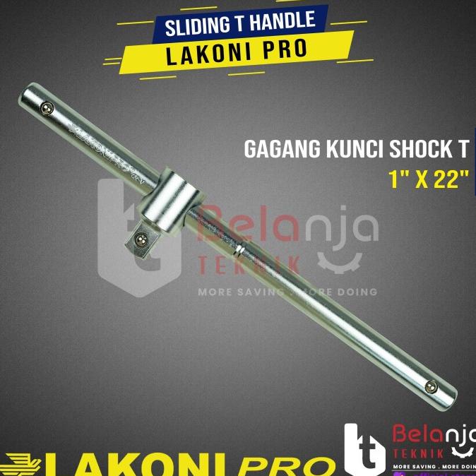 Jual LAKONI PRO Sliding T Handle 1" X 22" Gagang Kunci Shock T Sok ...