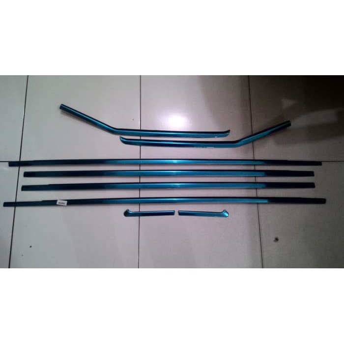 Jual Foxco - List Karet Kaca Samping Stainless Full Set Calya / Sigra ...