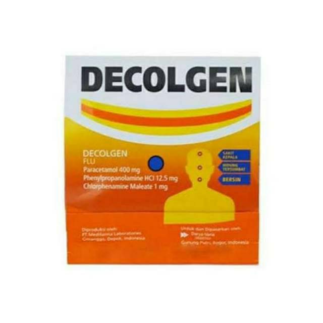 Jual Decolgen 1 strip isi 4 tablet | Shopee Indonesia