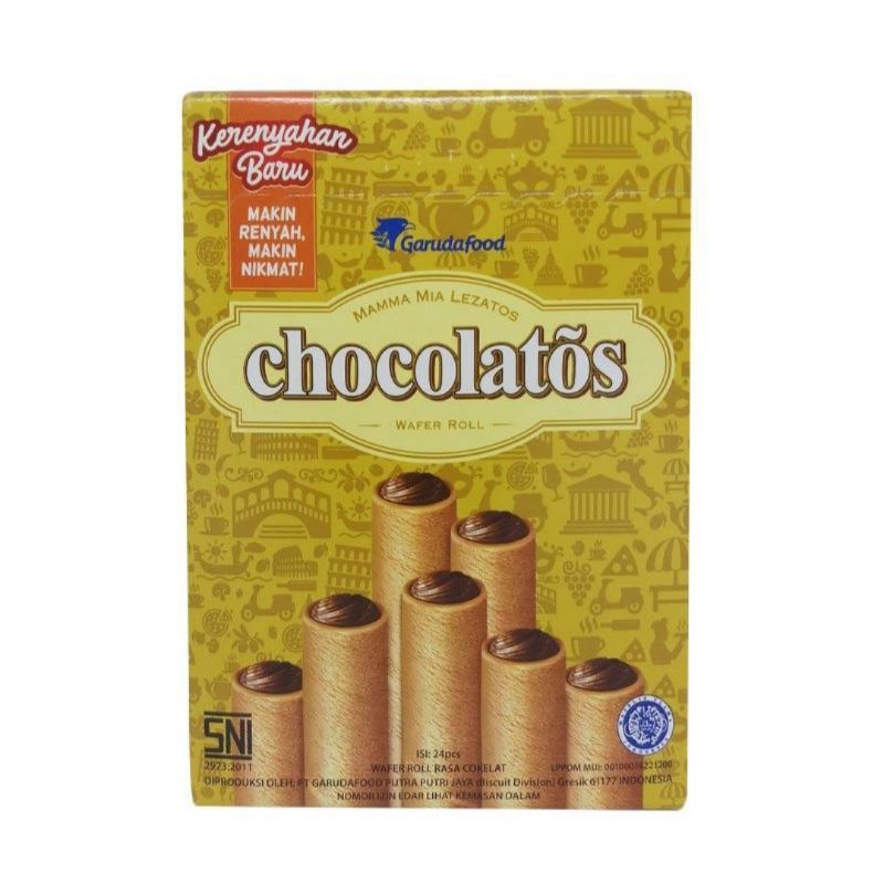 Jual chocolatos italian chocolate taste (isi 24pcs / box) | Shopee ...