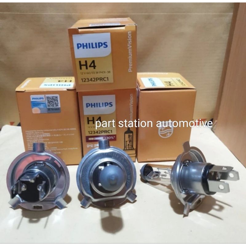 Jual BOHLAM HALOGEN PHILIPS H4 12 VOLT 60/55 WATT ORIGINAL | Shopee Indonesia