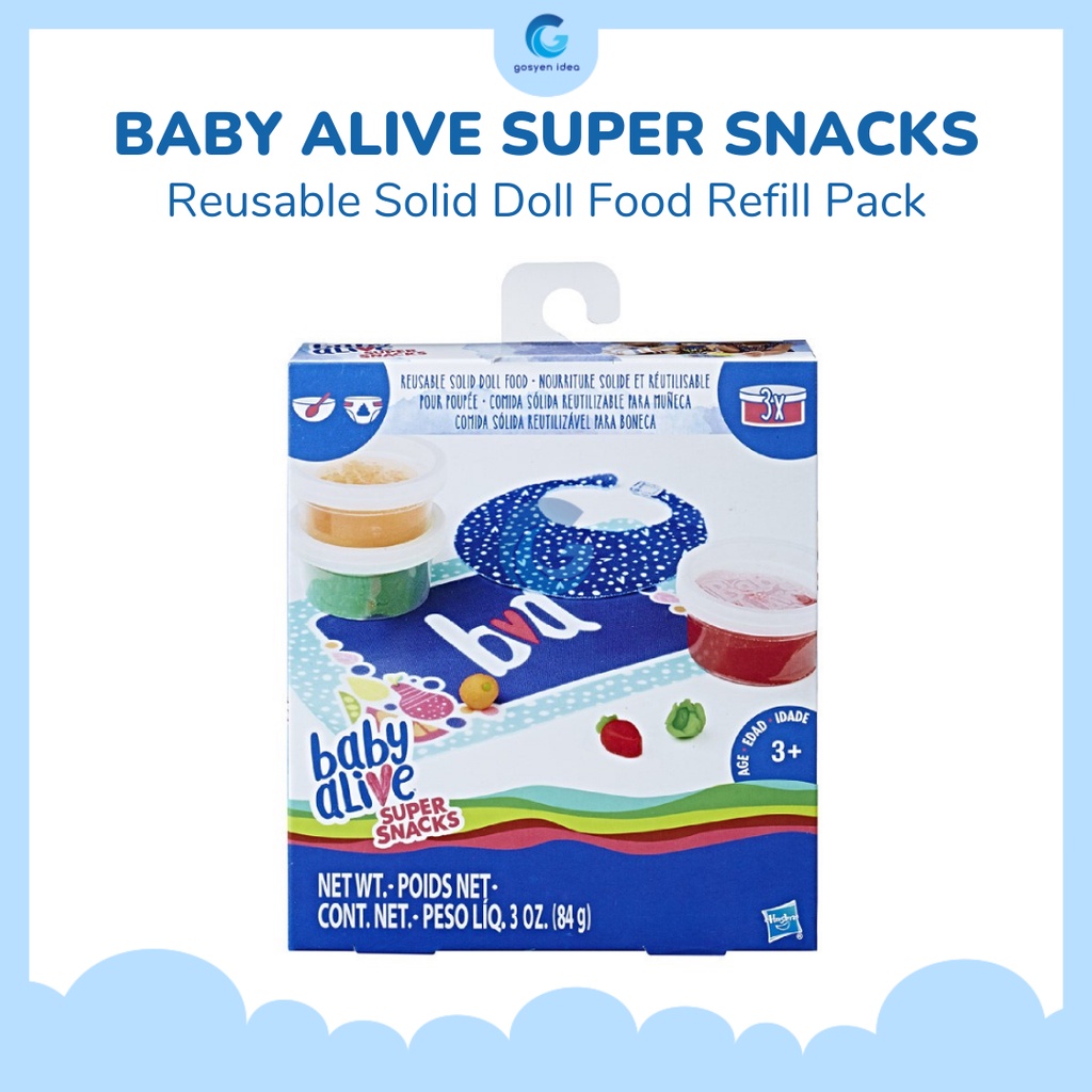 Jual Baby Alive Super Snacks Reusable Solid Doll Food Refill Pack | Shopee Indonesia
