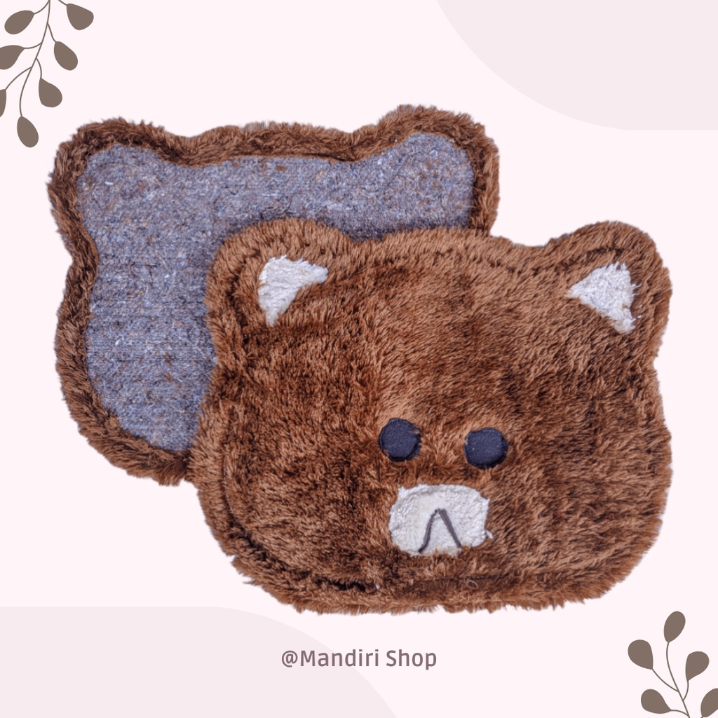 Jual Kesed kaki karakter bulu rasfur anti slip | Shopee Indonesia