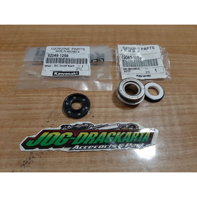 Jual SEAL SIL WATER PUMP WATERPUMP SEAL OLI SET NINJA R SS RR NEW OLD ZX150 ORIGINAL KAWASAKI ...
