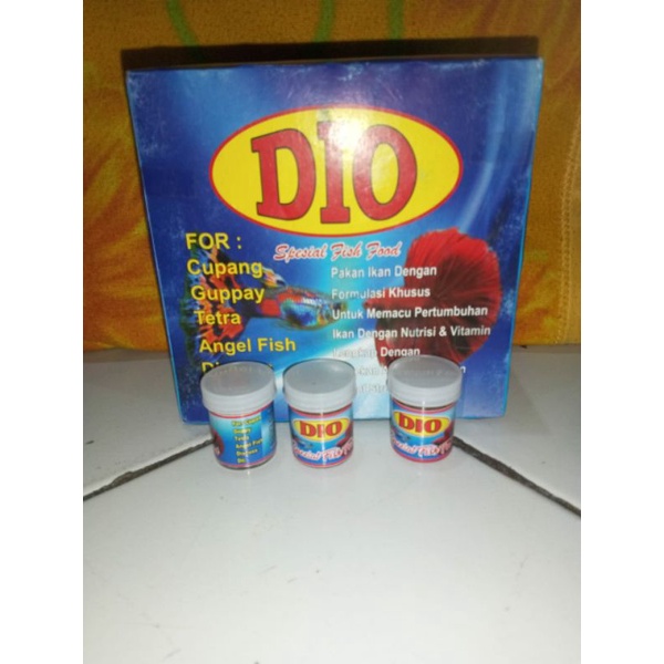 Jual DIO SPECIAL FISH FOOD 1BOX ISI 50PCS | Shopee Indonesia