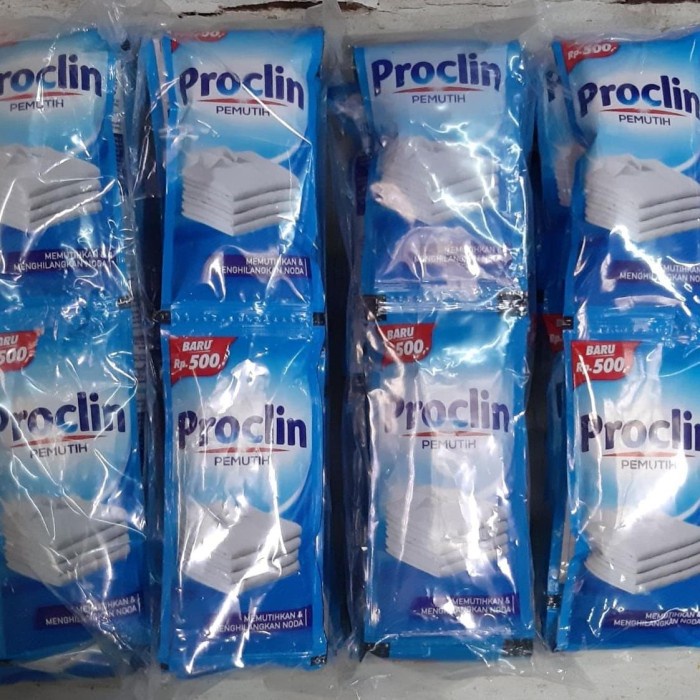 Jual Proclin Pemutih Biru pakaian dan noda pada pakaian 12,5 ml ...