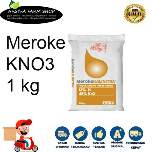 Jual Pupuk Kno3 Meroke Kalinitra kemasan 1kg | Shopee Indonesia