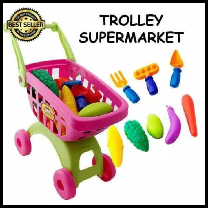 Jual Mainan Shopping Trolley Anak ( St003 ) | Shopee Indonesia