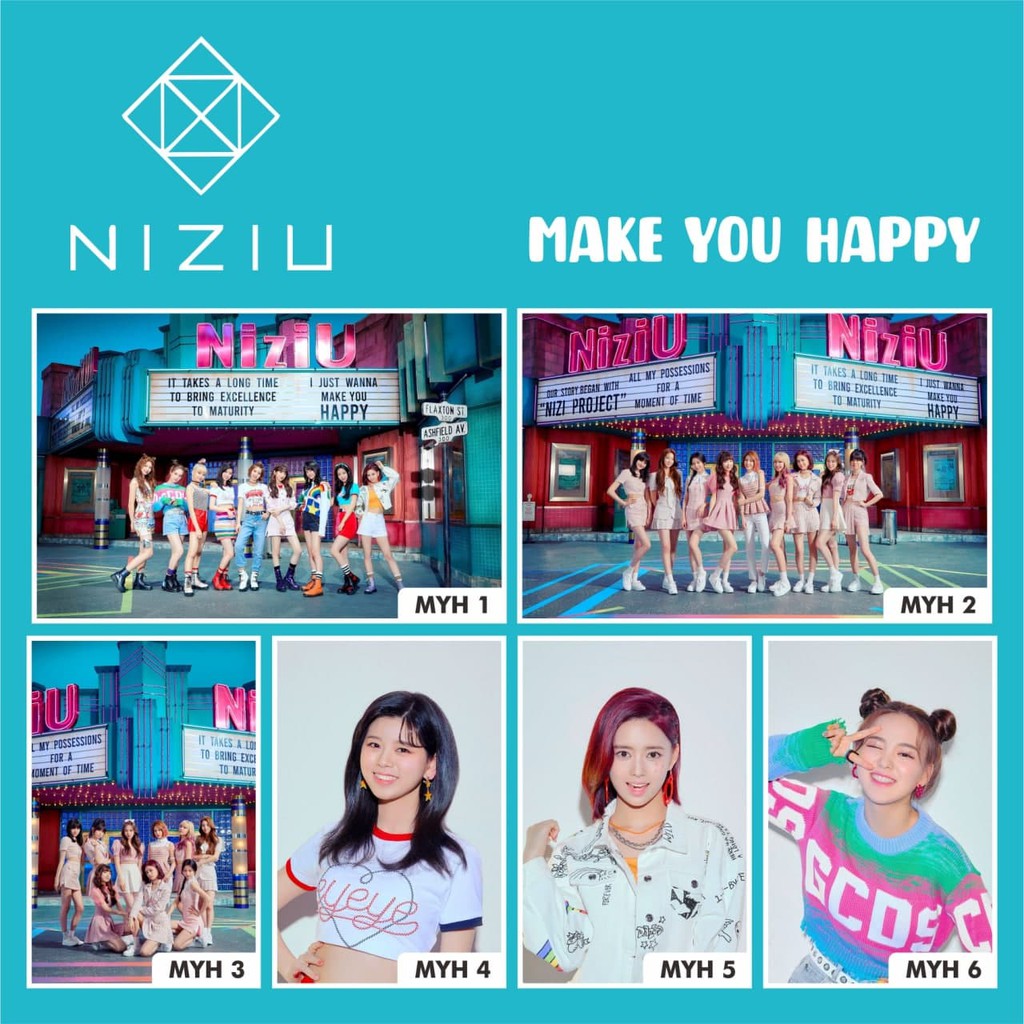 Jual POSTER KPOP NIZIU MAKE YOU HAPPY | Shopee Indonesia