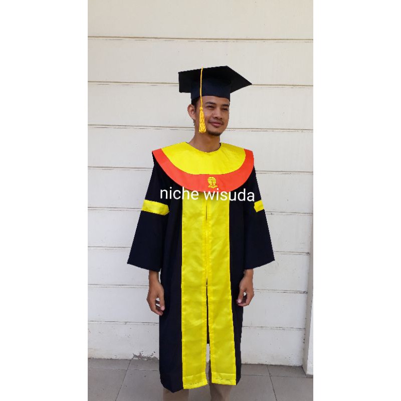 Jual Toga Wisuda UT Warna Orange | Shopee Indonesia
