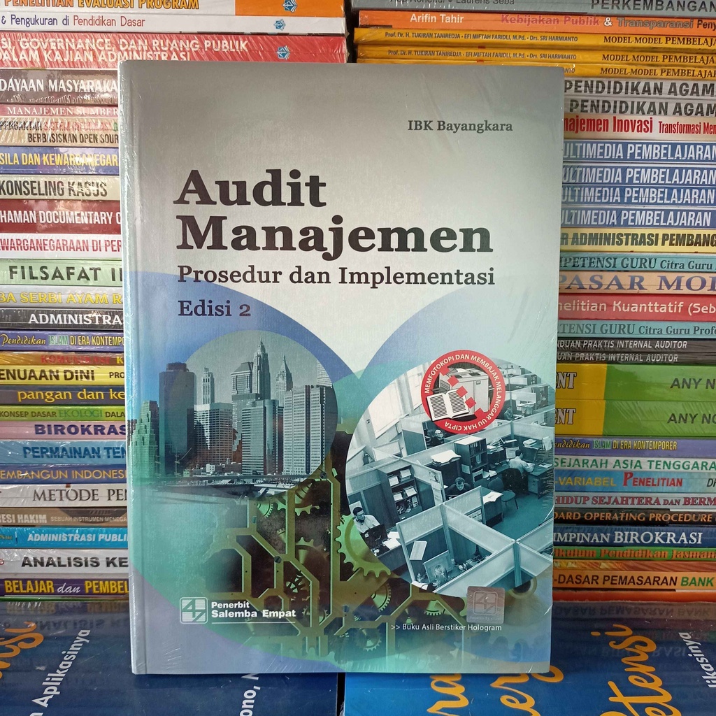 Jual Buku Audit Manajemen:Prosedur dan Implementasi Edisi 2 - IBK Bayangkara Penerbit Salemba ...