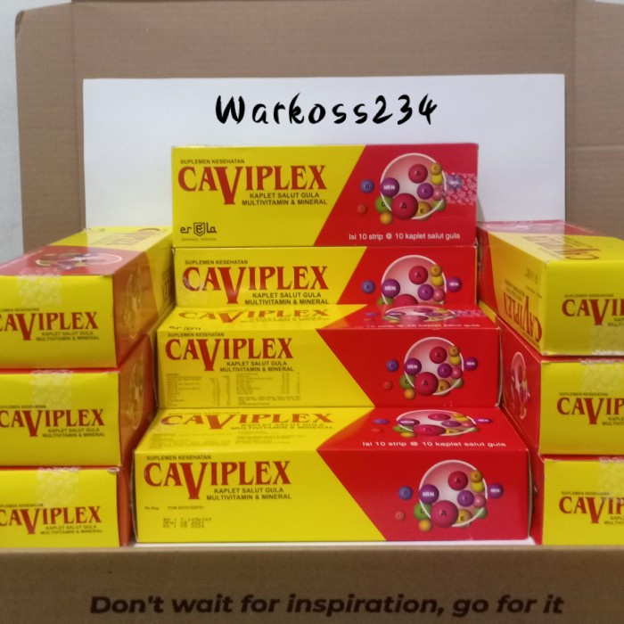 Jual Caviplex Box 100 Tablet Multivitamin | Shopee Indonesia