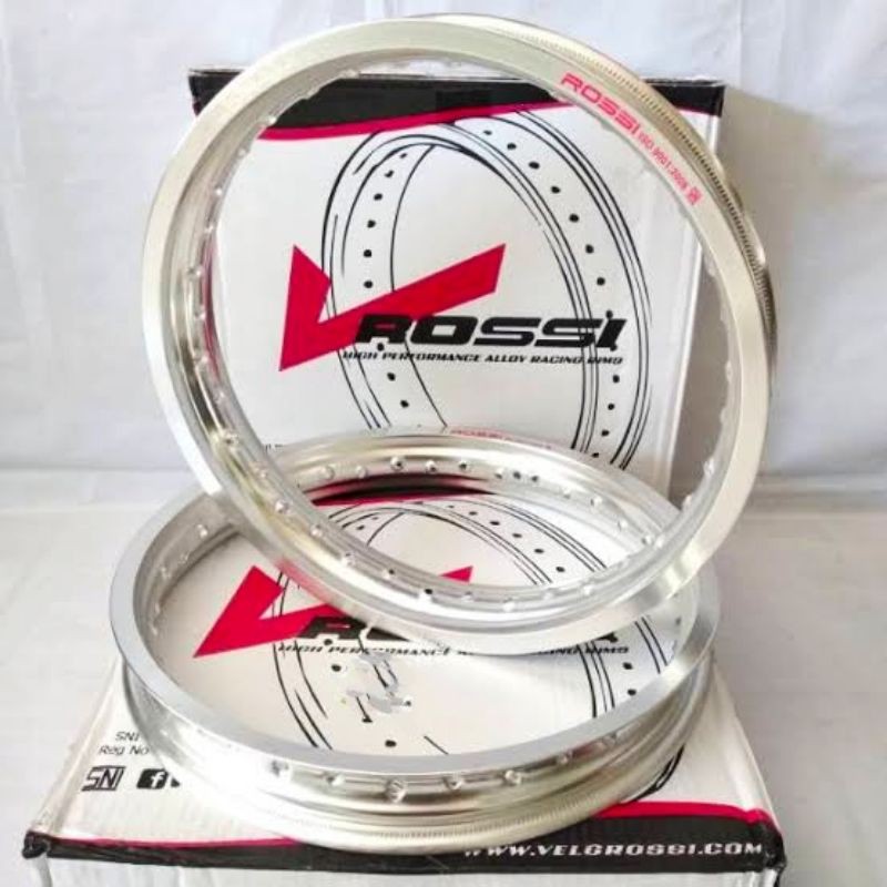 Jual VELG ROSSI ROSSY WM 120 140 160 185 215 250 RING 17 BLACK SILVER ...