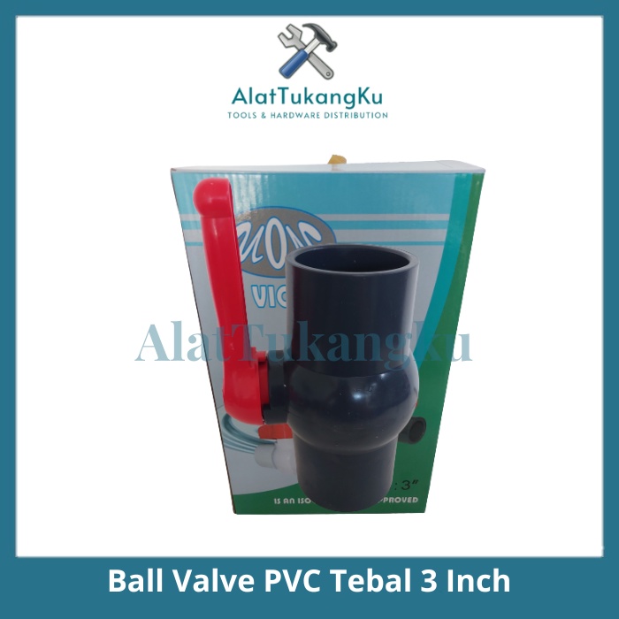 Jual Ball Valve 3 inch / Stop Kran Pvc Tebal / Ballvalve / Stop Keran ...