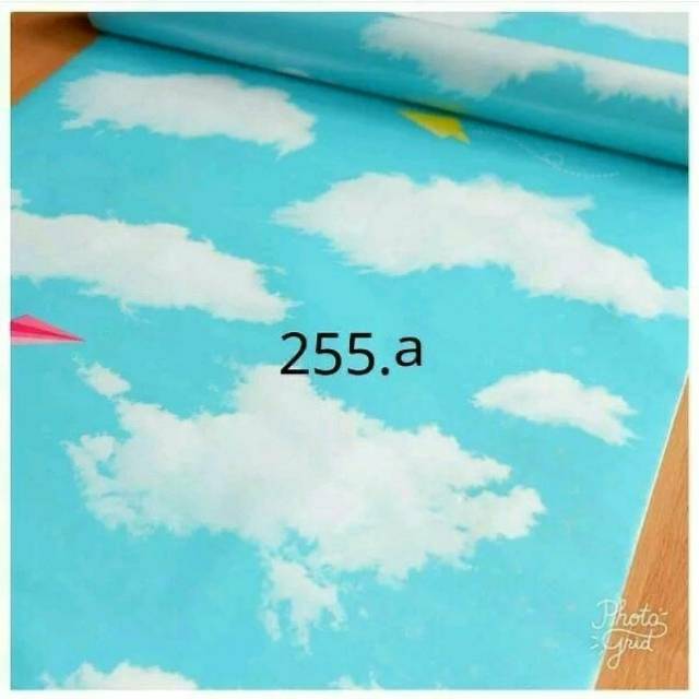 Jual WALLPAPER sticker dinding AWAN LANGIT BIRU 10M X 45CM | Shopee ...