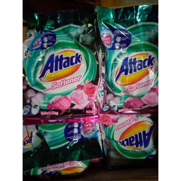 Jual Attack Deterjen Hygiene Protection 800g / Softener 1200gr | Shopee ...