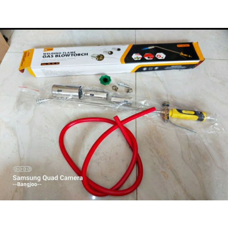 Jual Blander Bakar Panjang 70cm Lengkap Dengan Selang/ LPG Flame Blow ...
