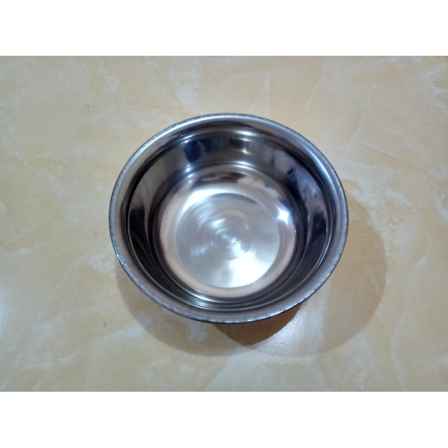 Jual Kobokan Stainless 14 cm / Mangkok 555 / Baskom Mini / Nasi Tim ...