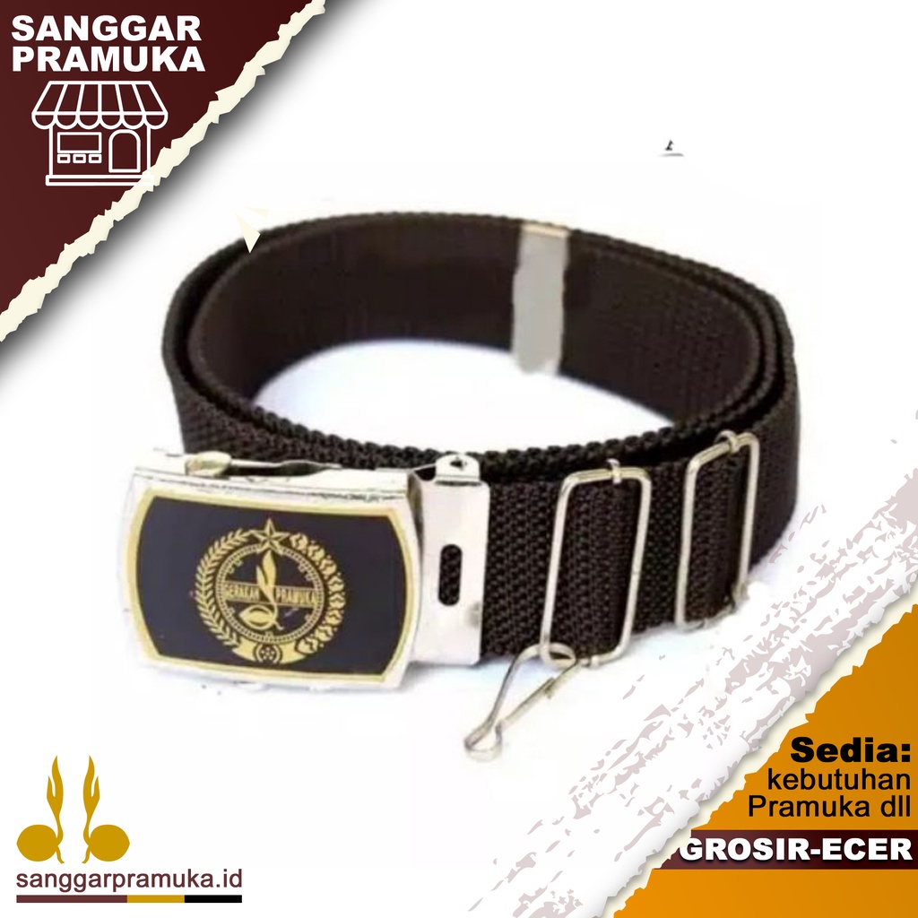 Jual Sabuk Pramuka Cantolan / Sabuk Pramuka Pengait | Shopee Indonesia