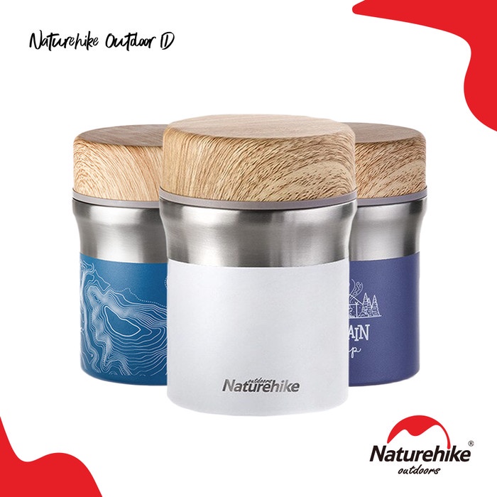 Jual THERMOS MAKAN MS01 NATUREHIKE NH18M010-G 300ML | Shopee Indonesia