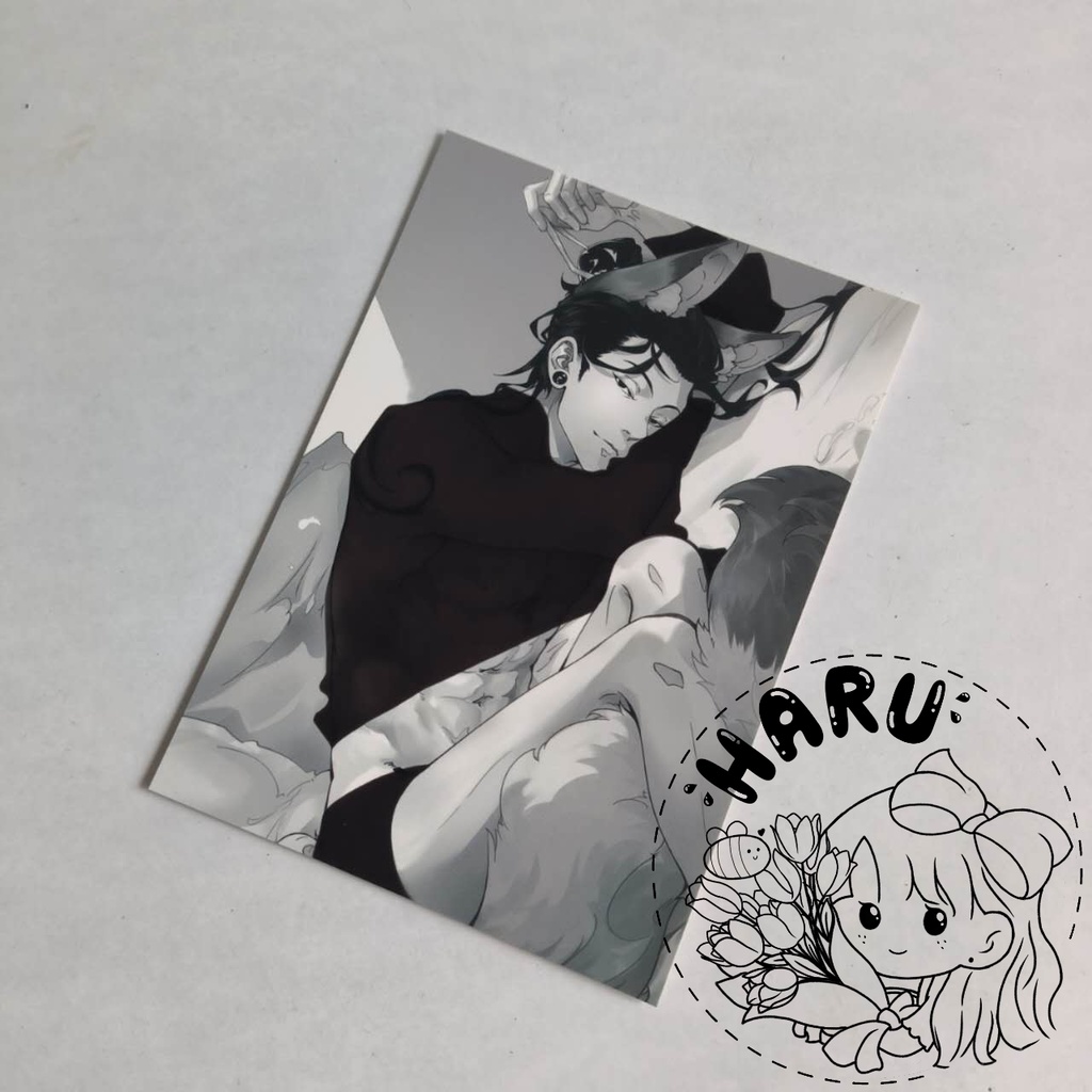 Jual JUJUTSU KAISEN THERMAL POSTCARD GOJO GETO TOJI TOGE YUTA JJK by ...