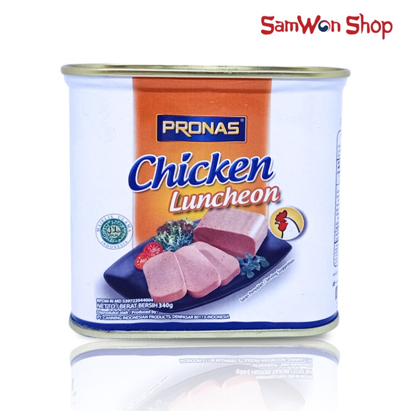 Jual PRONAS CHICKEN LUNCHEON 340GR - KORNET DAGING AYAM KEMASAN KALENG ...