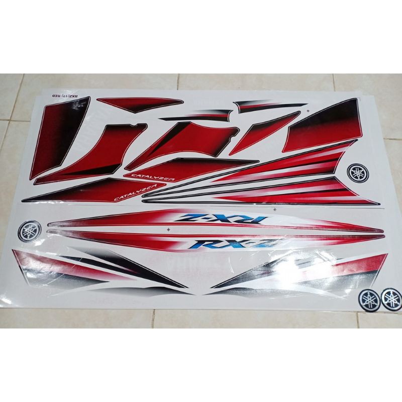 Jual stiker lis striping body yamaha rxz baru. rx z catalyzer warna ...