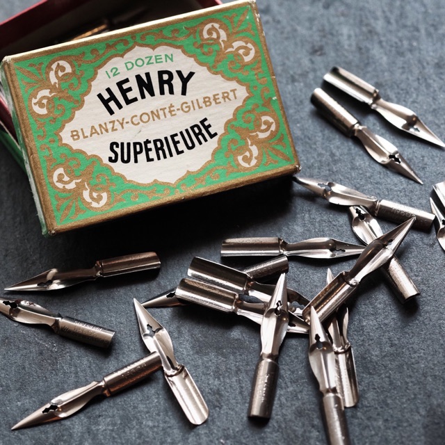 Jual Henry 605 Vintage Calligraphy Nib | Shopee Indonesia