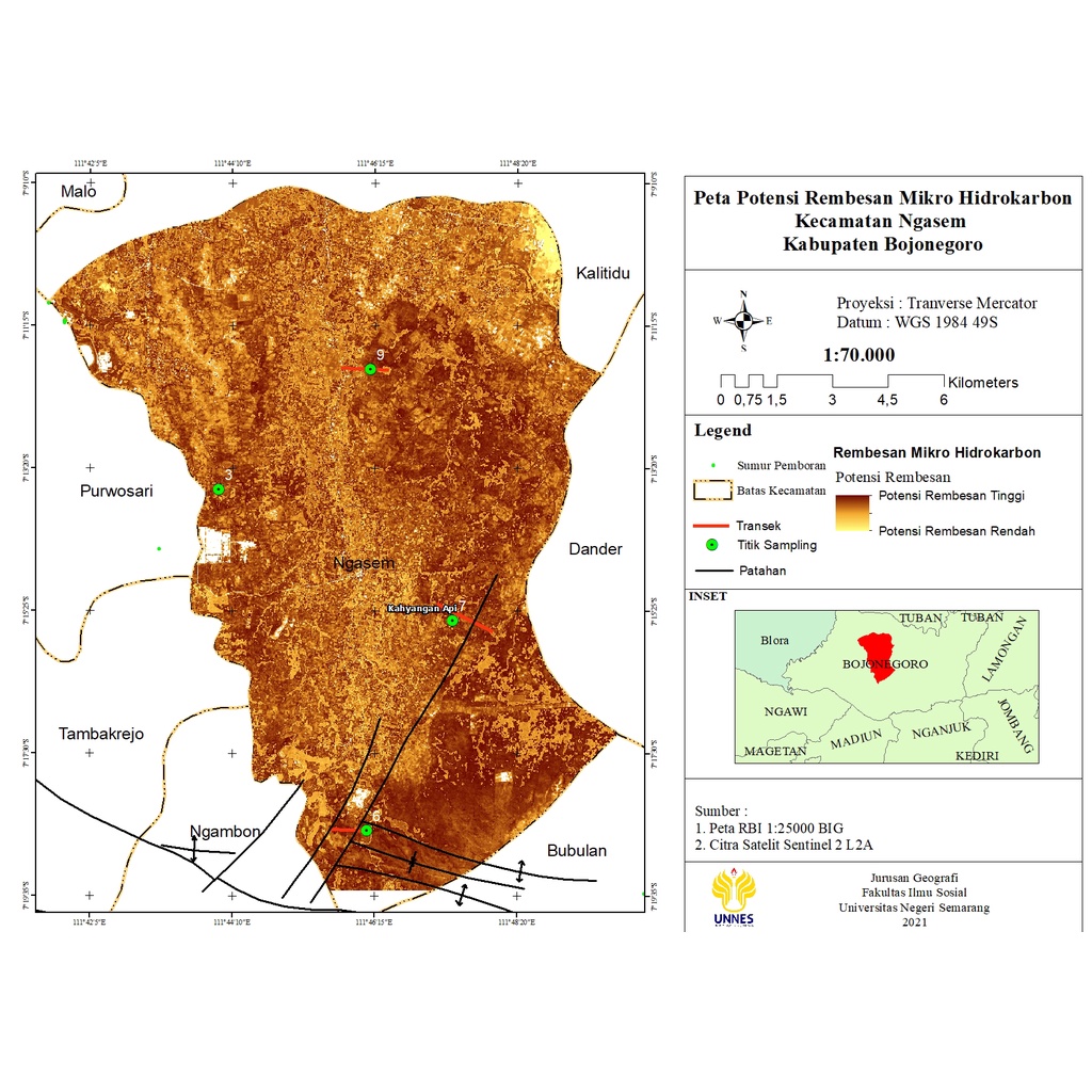 Jual Jasa Pembuatan Peta Potensi Rembesan Mikro Hidrokarbon | Shopee ...