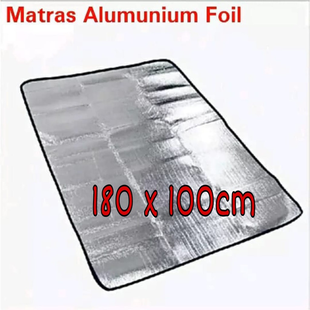Jual Matras camping gunung tenda alumunium foil besar 200x200 | Shopee ...
