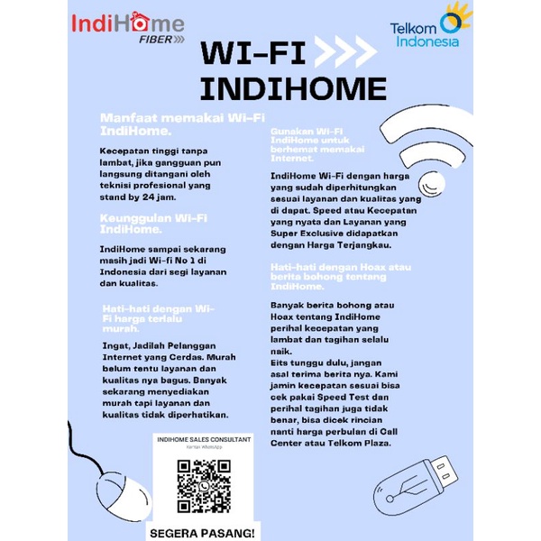 Jual Pasang Baru Wifi IndiHome Surabaya dan Sekitarnya (All Area ...