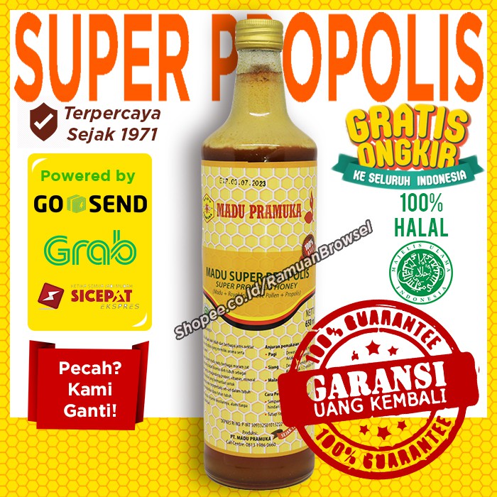 Jual Madu Pramuka Super Propolis 650 ml | Shopee Indonesia