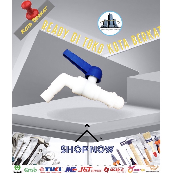 Jual KRAN AIR KRANZ 1/2 INCH KRAN PLASTIK TEBAL PUTIH | Shopee Indonesia