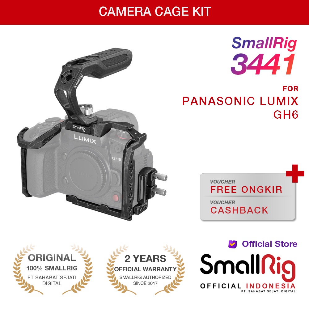 Jual SmallRig “Black Mamba” Series Camera Cage Kit for Panasonic LUMIX ...