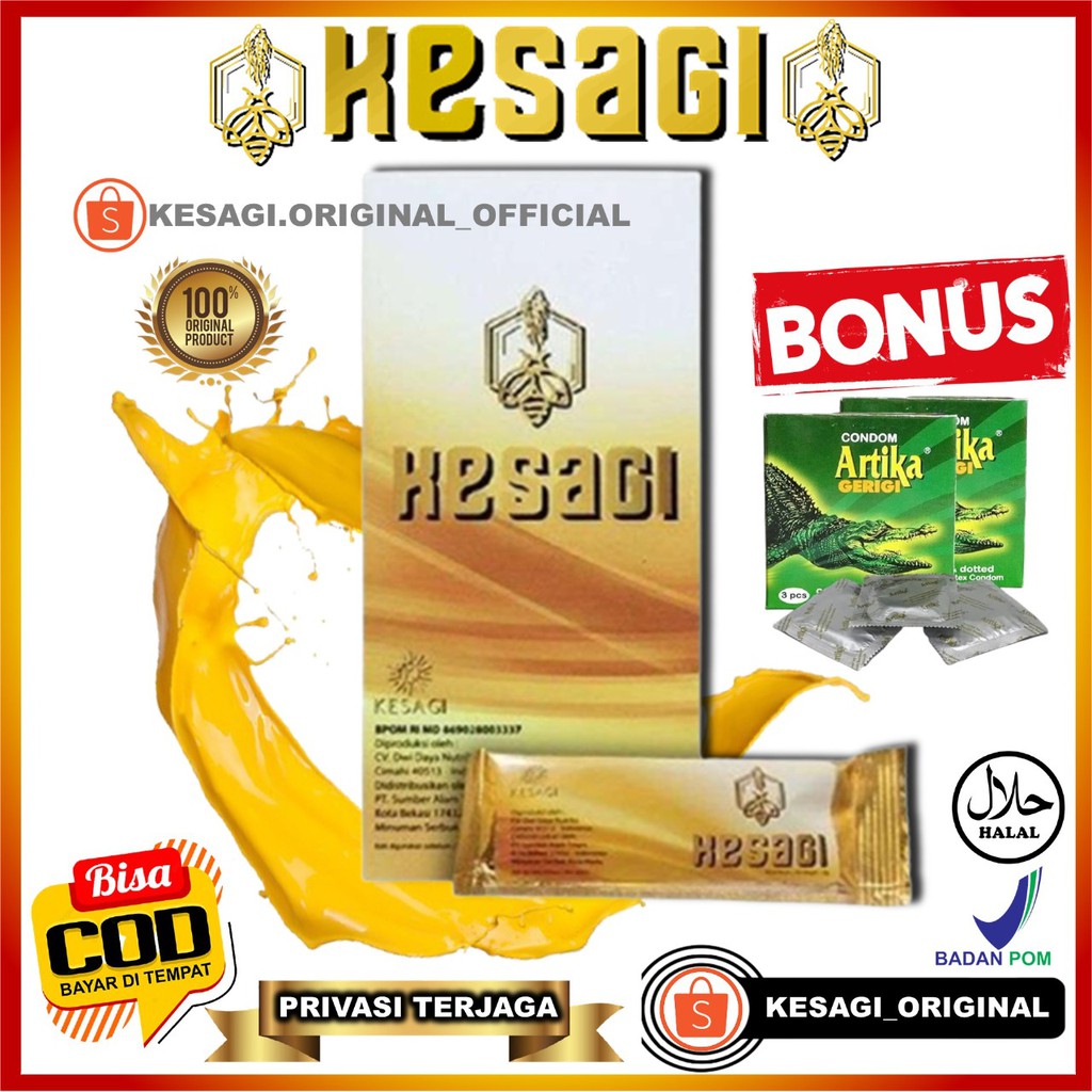 Jual KESAGI KOSAGI ASLI ORIGINAL SUPLEMEN MADU HERBAL KHUSUS PRIA ...