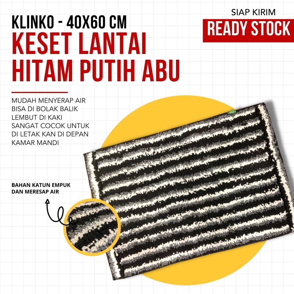 Jual Keset Kamar Mandi Lap Kaki - Klinko (2 sisi) | Shopee Indonesia