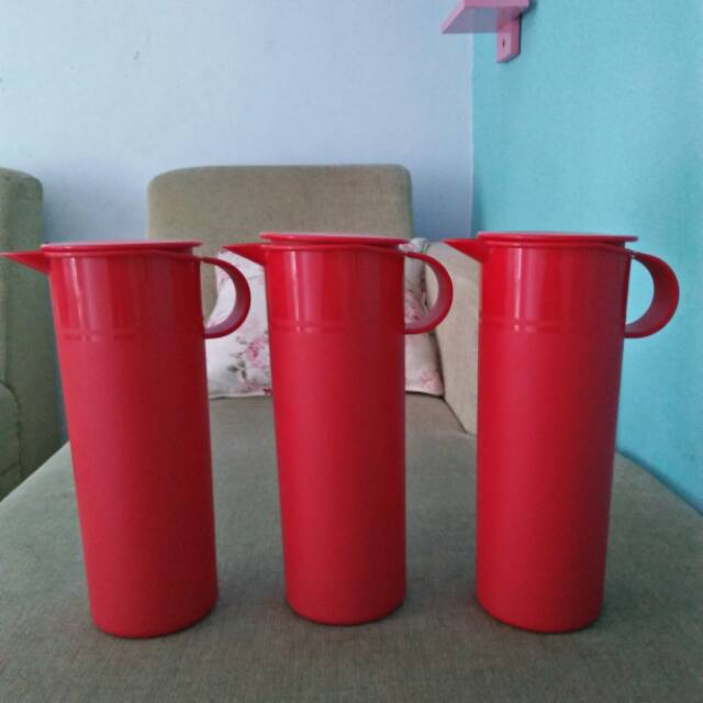 Jual Lucky Red Pitcher Tupperware (Teko) | Shopee Indonesia