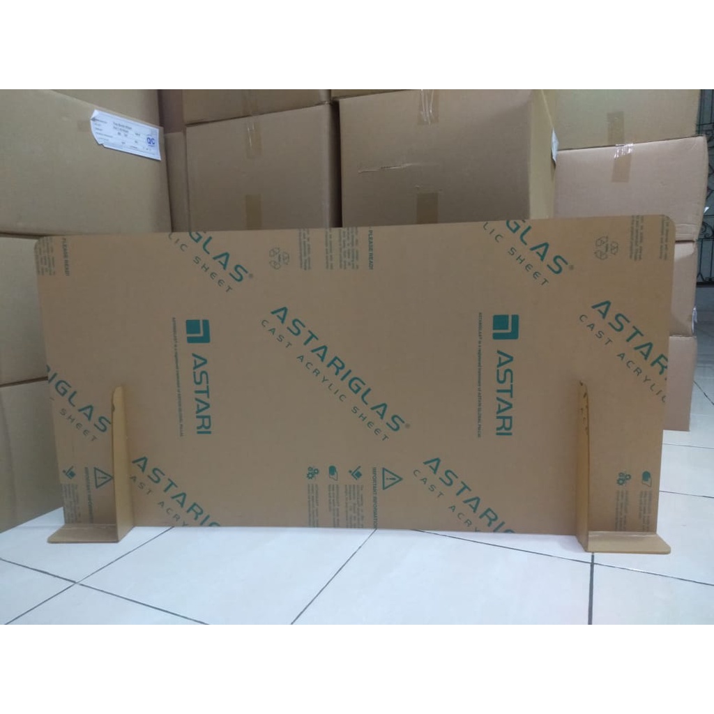 Jual PARTISI / SEKAT / PEMBATAS MEJA AKRILIK 100x60 / MEJA KASIR ...