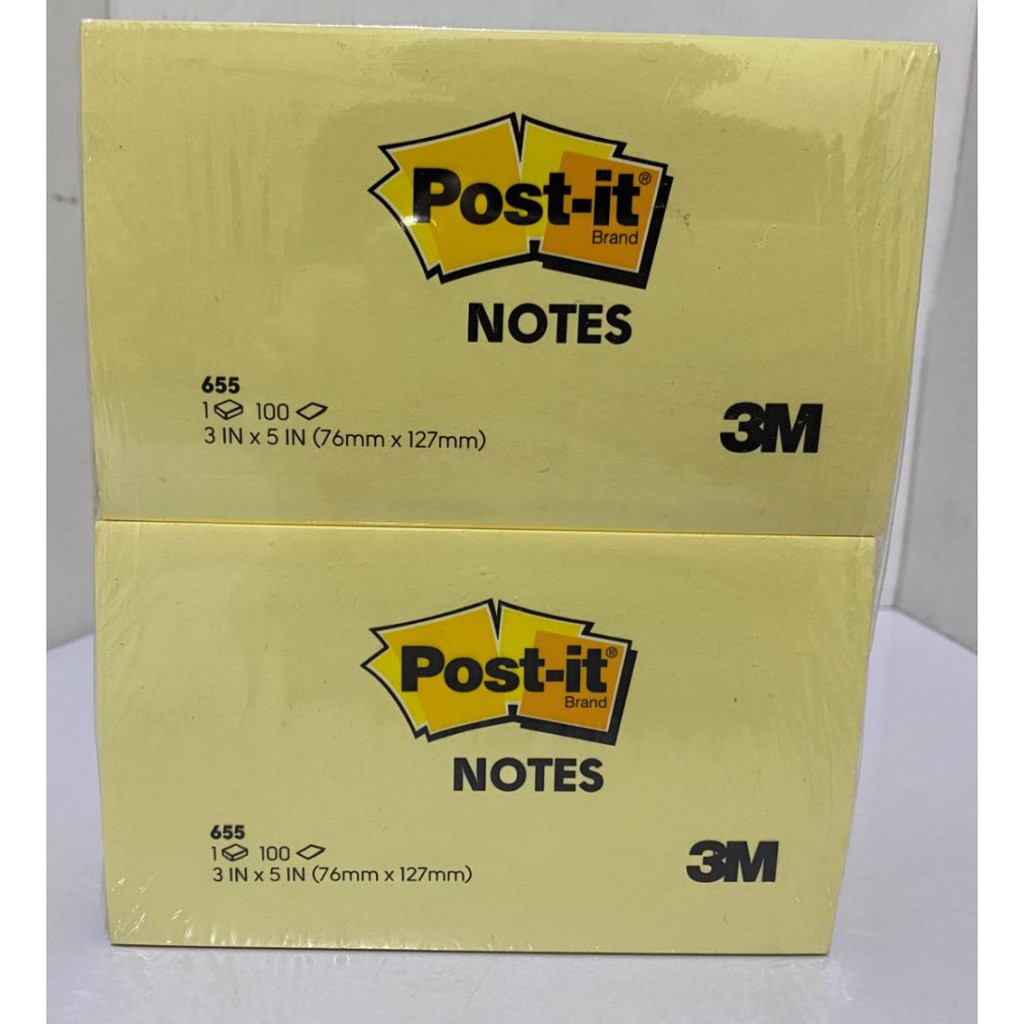 Jual 3M Post it 655 76x127mm (Per pad) | Shopee Indonesia