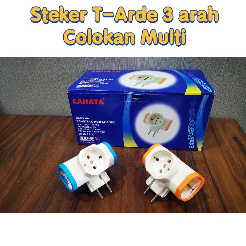 Jual Colokan Cabang 3 SNI Steker T Multi Kombinasi Colokan Cabang 3 SNI ...
