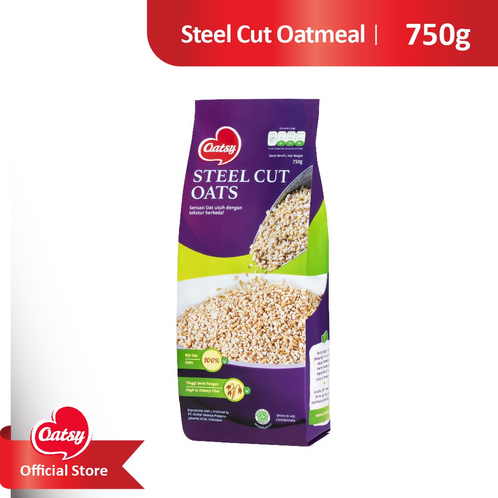 Jual OATSY Steel Cut Oats 750g | Shopee Indonesia