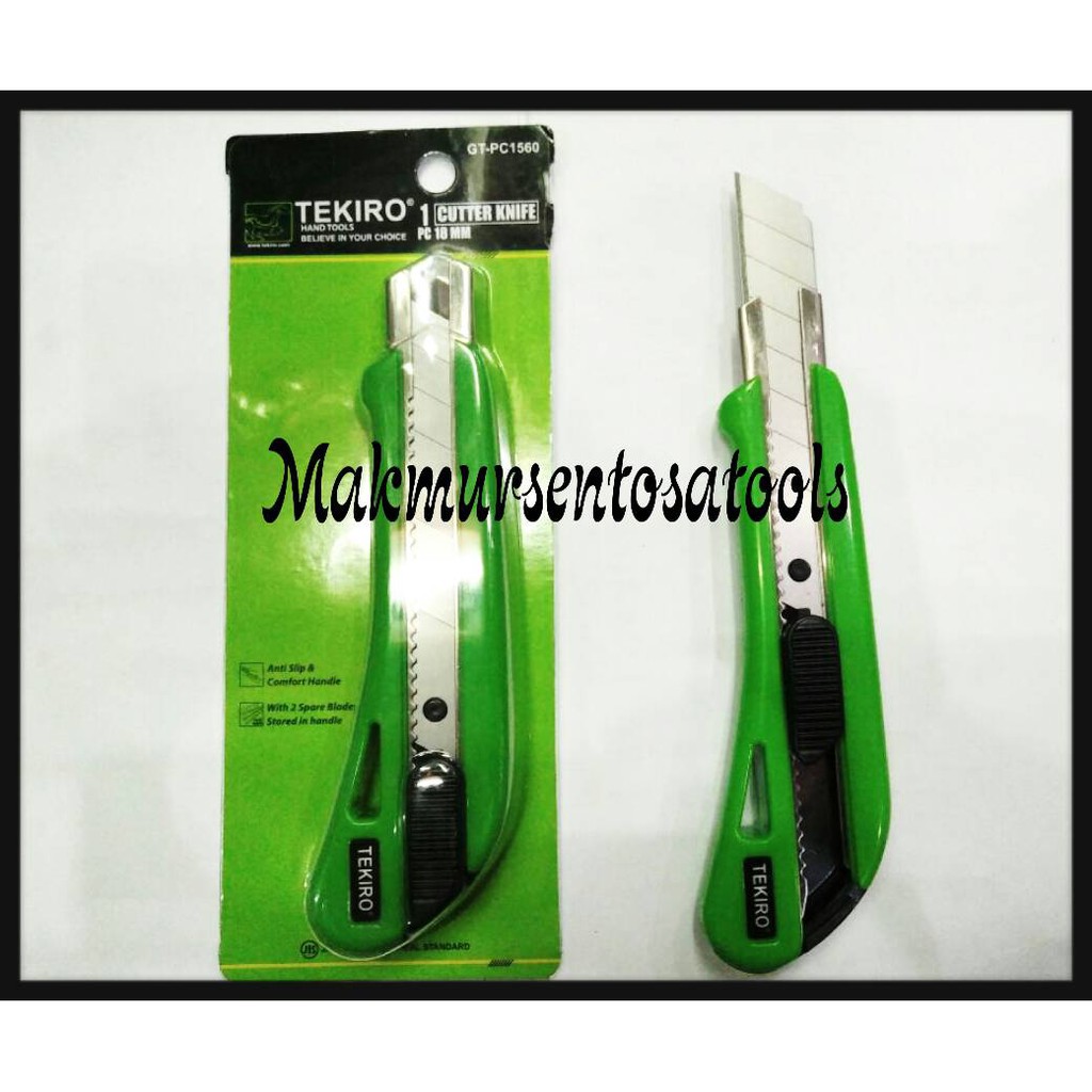 Jual PISAU CUTTER BESAR/CUTTER KNIFE 18MM TEKIRO | Shopee Indonesia
